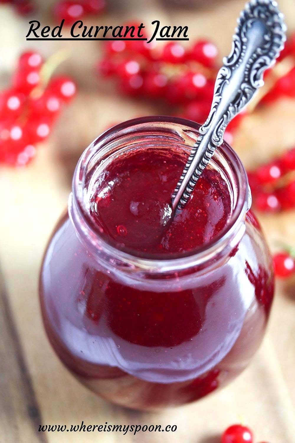 Red Currant Jam (Redcurrant Jelly) - Where Is My Spoon