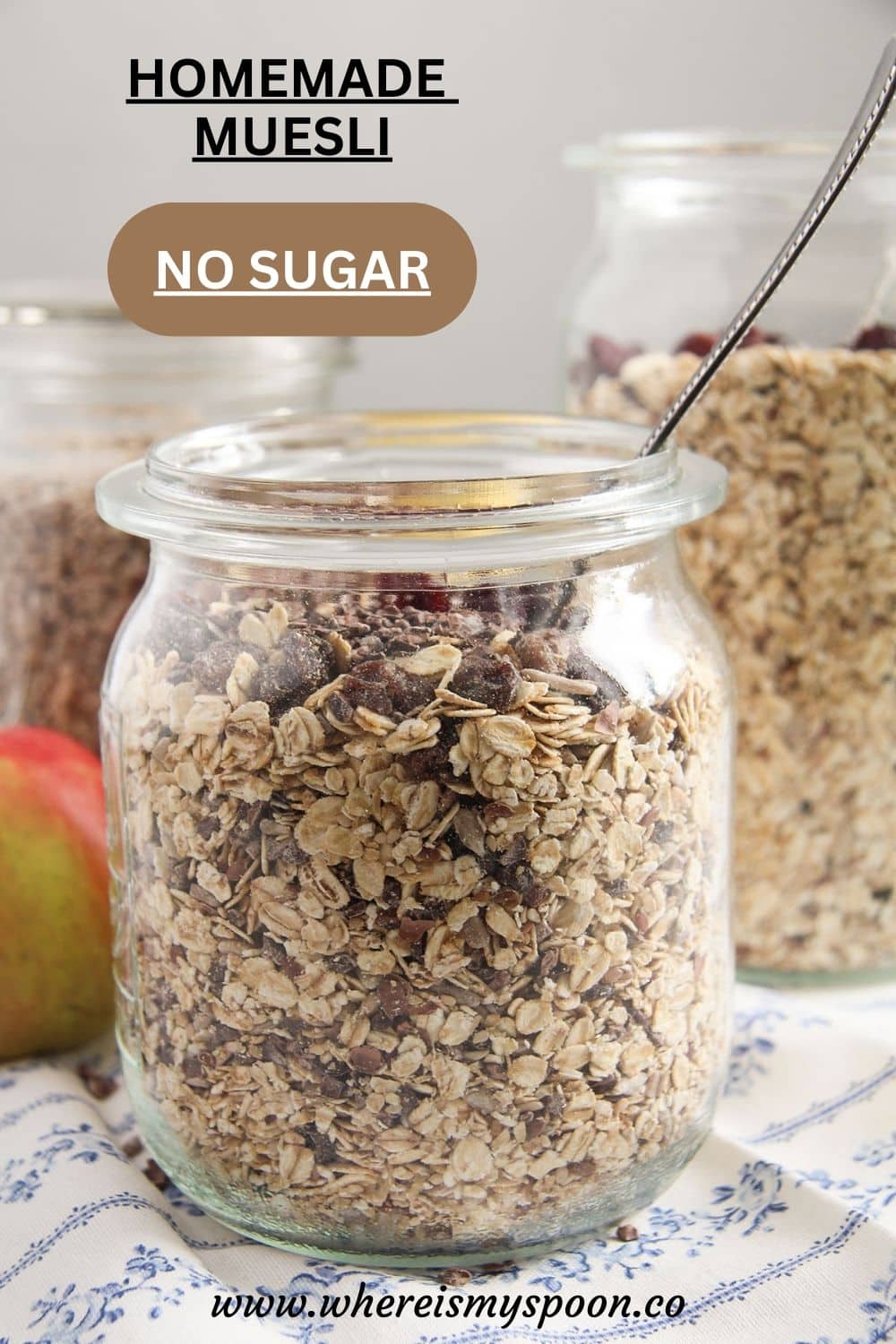 Sugar-Free Muesli Recipe - Where Is My Spoon