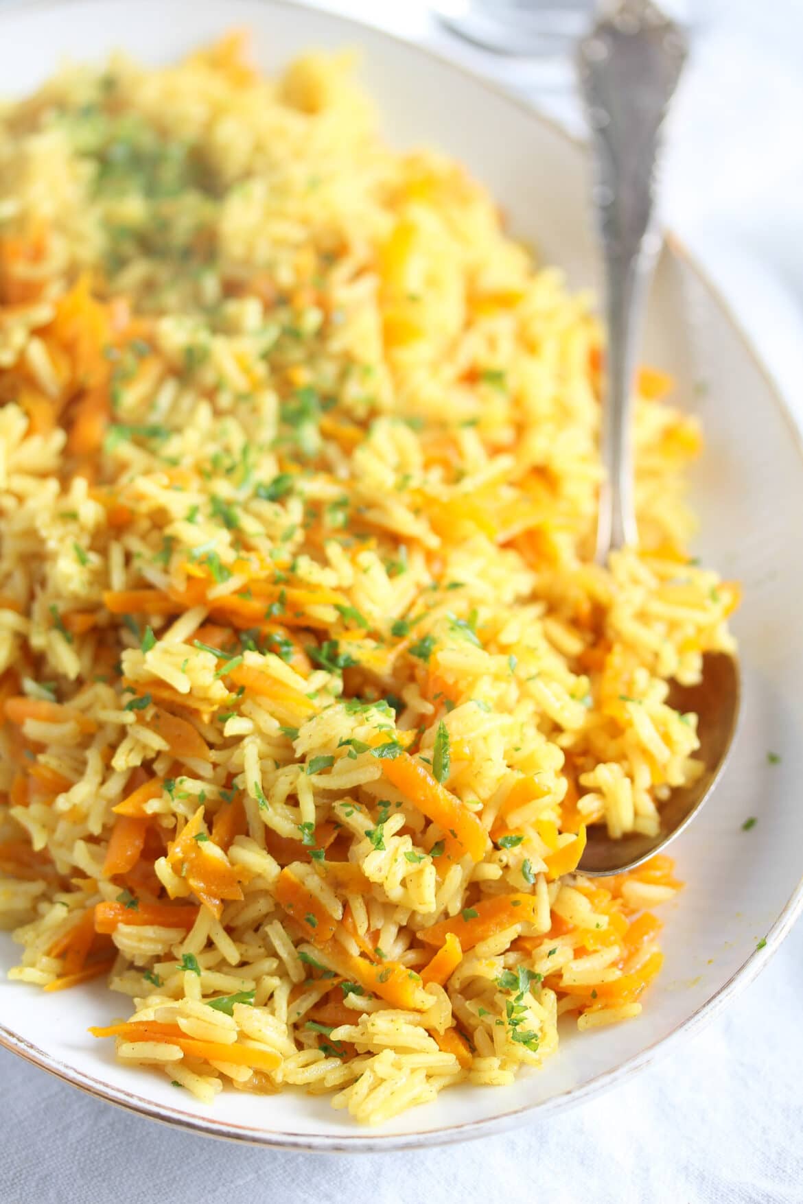 Easy Carrot Rice (One Pot Rice Side Dish)