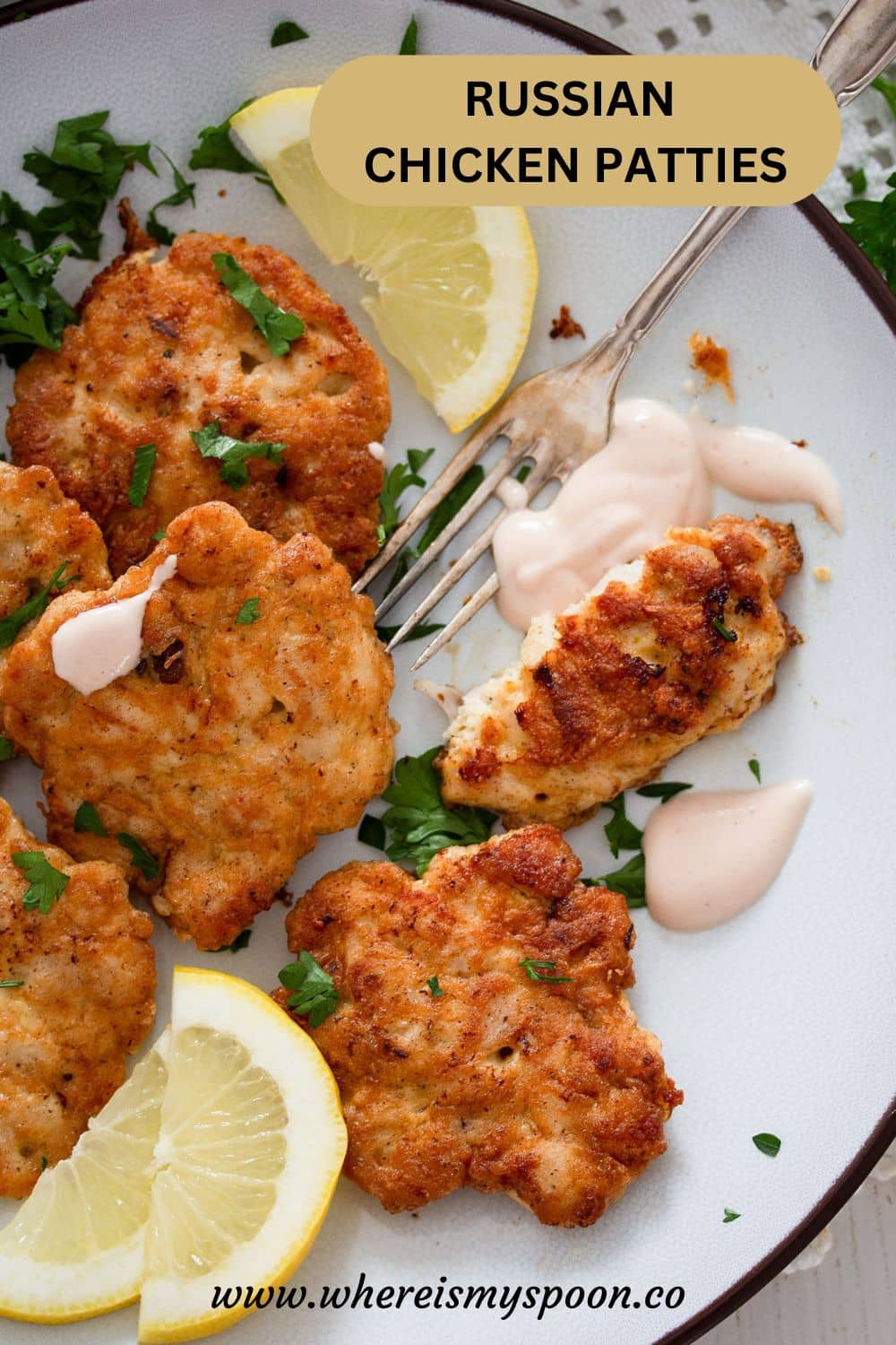 Russian Chicken Patties- Where Is My Spoon