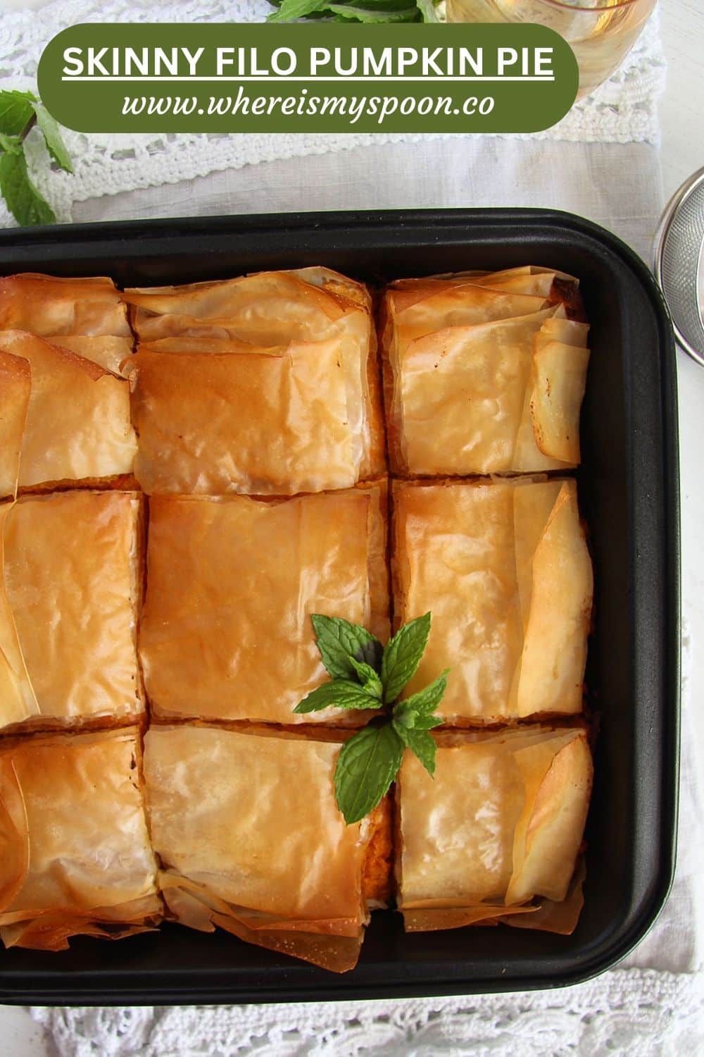 Filo Pumpkin Pie - Where Is My Spoon