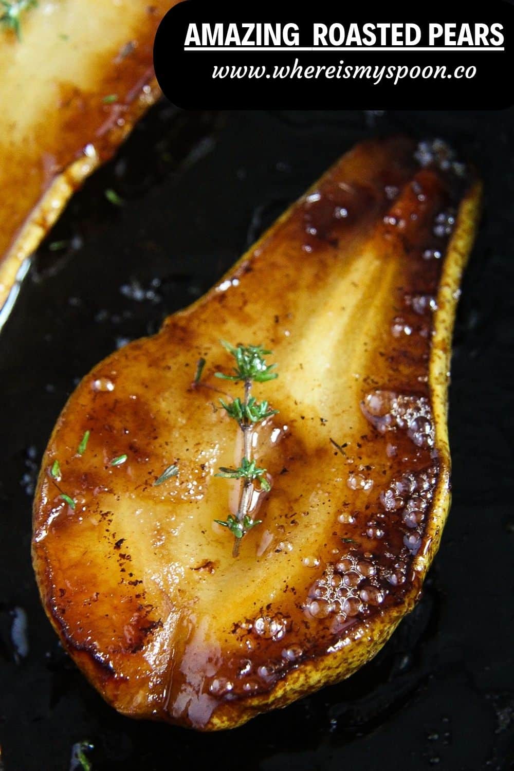 Roasted Pears - Where Is My Spoon