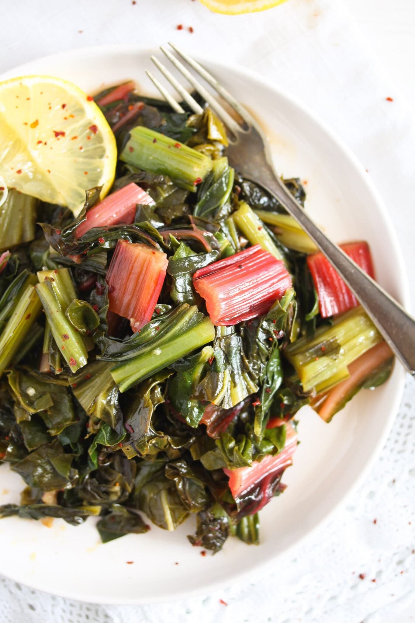 Steamed Swiss Chard - Where Is My Spoon