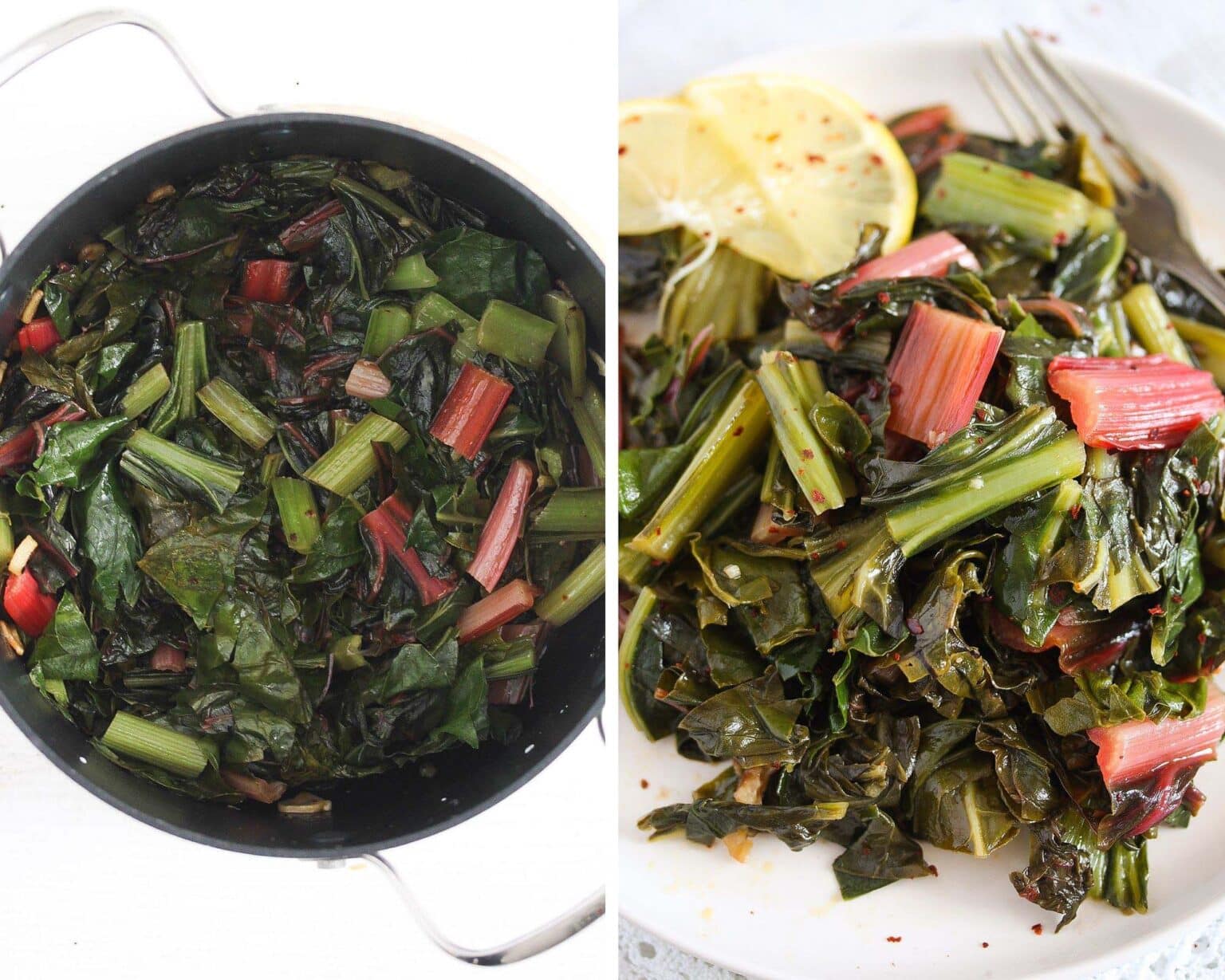 Steamed Swiss Chard - Where Is My Spoon