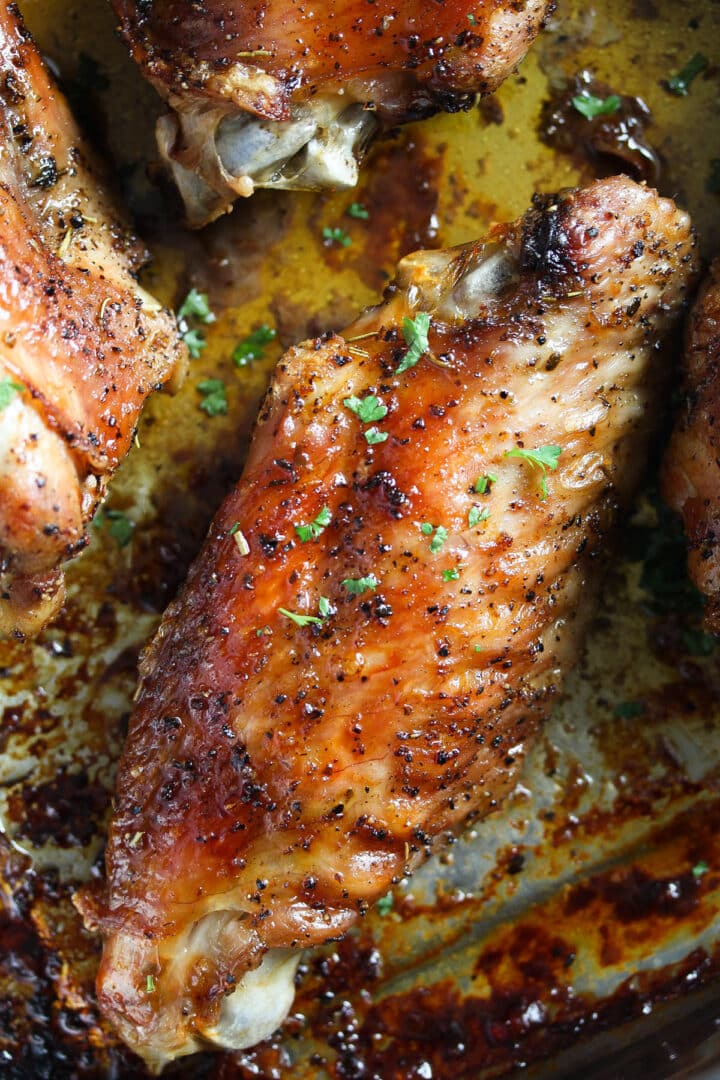Roasted Turkey Wings Recipe - Where Is My Spoon