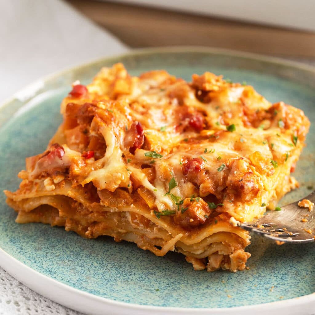 Leftover Turkey Lasagna (Thanksgiving Lasagna) - Where Is My Spoon