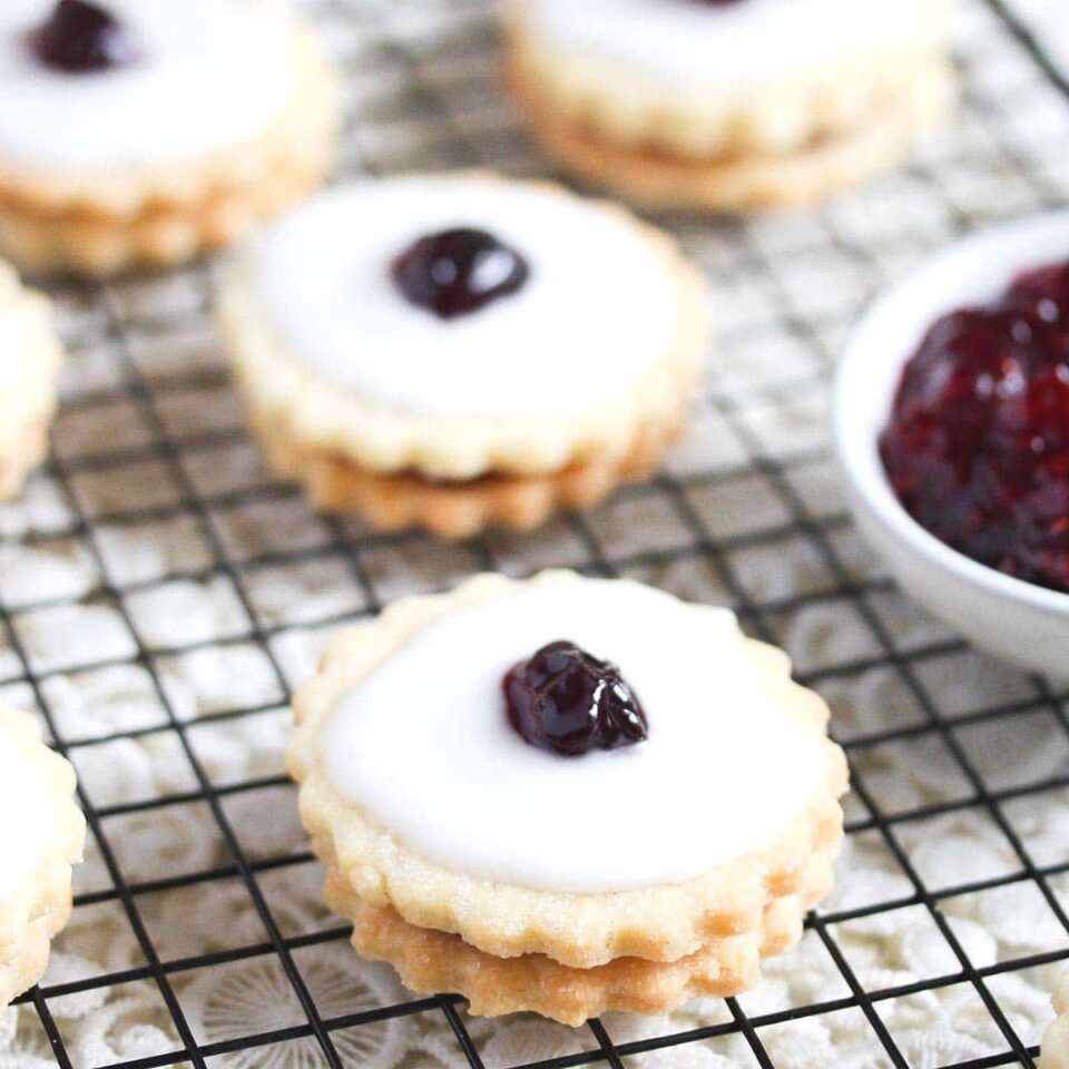 Empire Biscuits (German Biscuits) - Where Is My Spoon