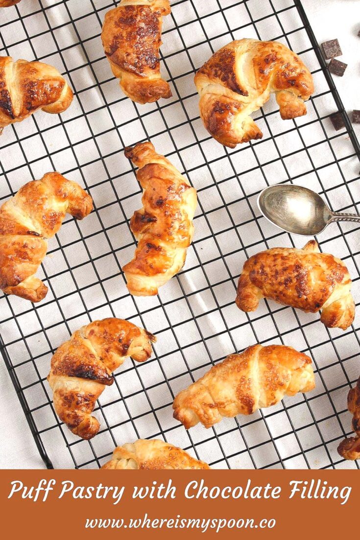 Chocolate Puff Pastry (Only 3 Ingredients)