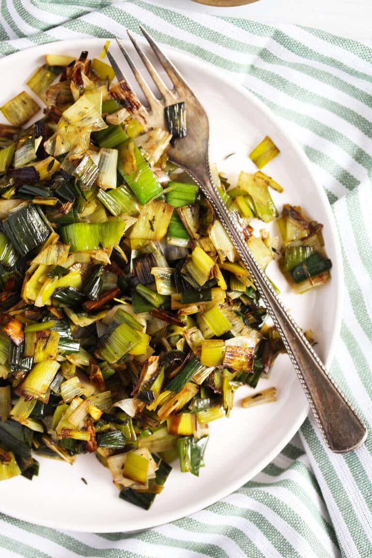 How to Cook Leeks - Buttered Leeks - Where Is My Spoon