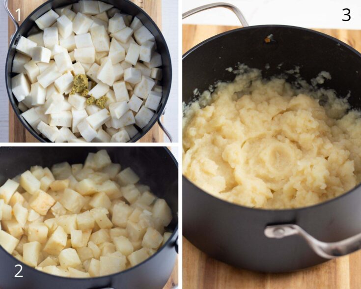 Creamed Celeriac Mash (Celery Root Puree)