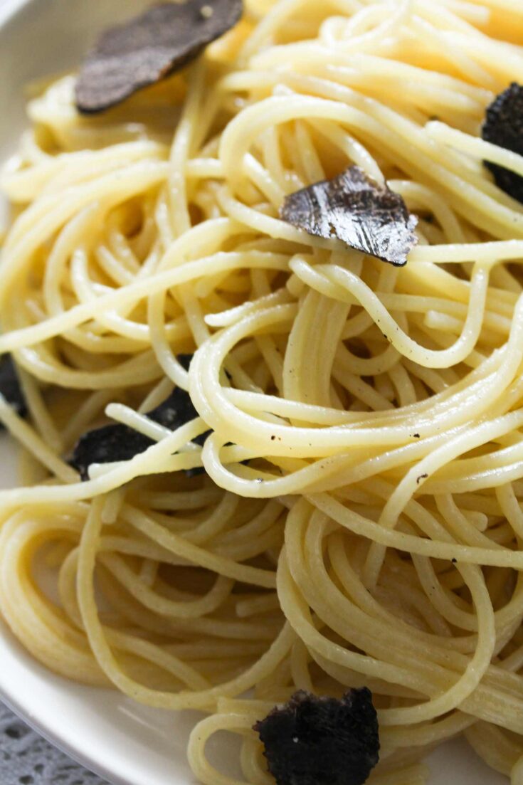 Fresh Black Truffle Pasta (Only 4 Ingredients)