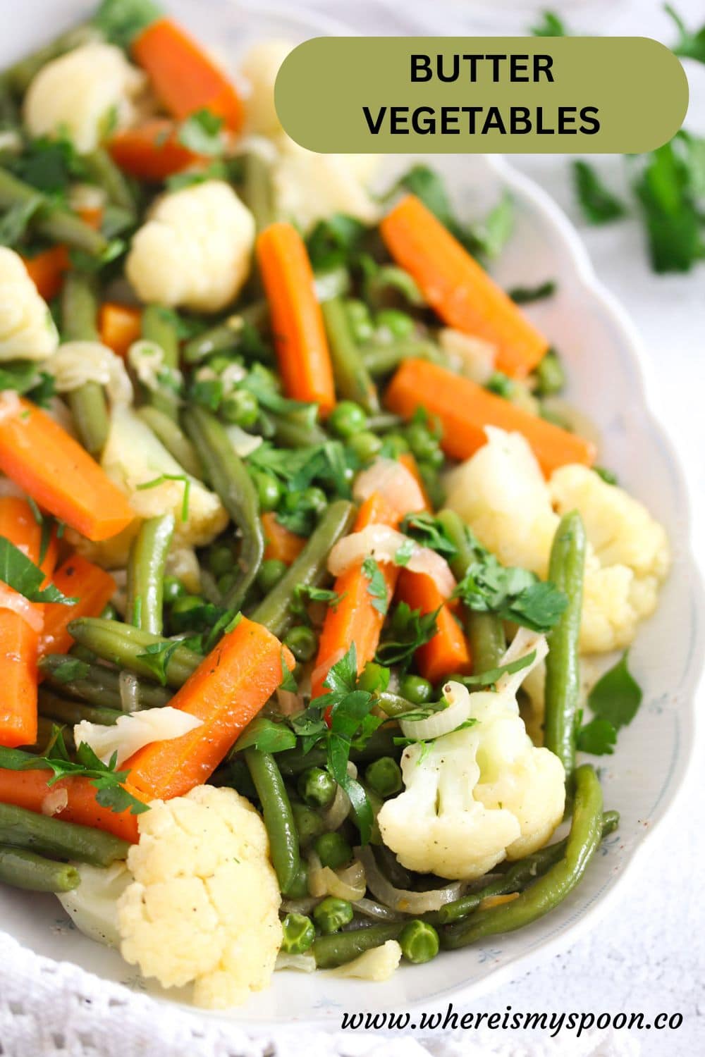 Buttered Vegetables - Where Is My Spoon