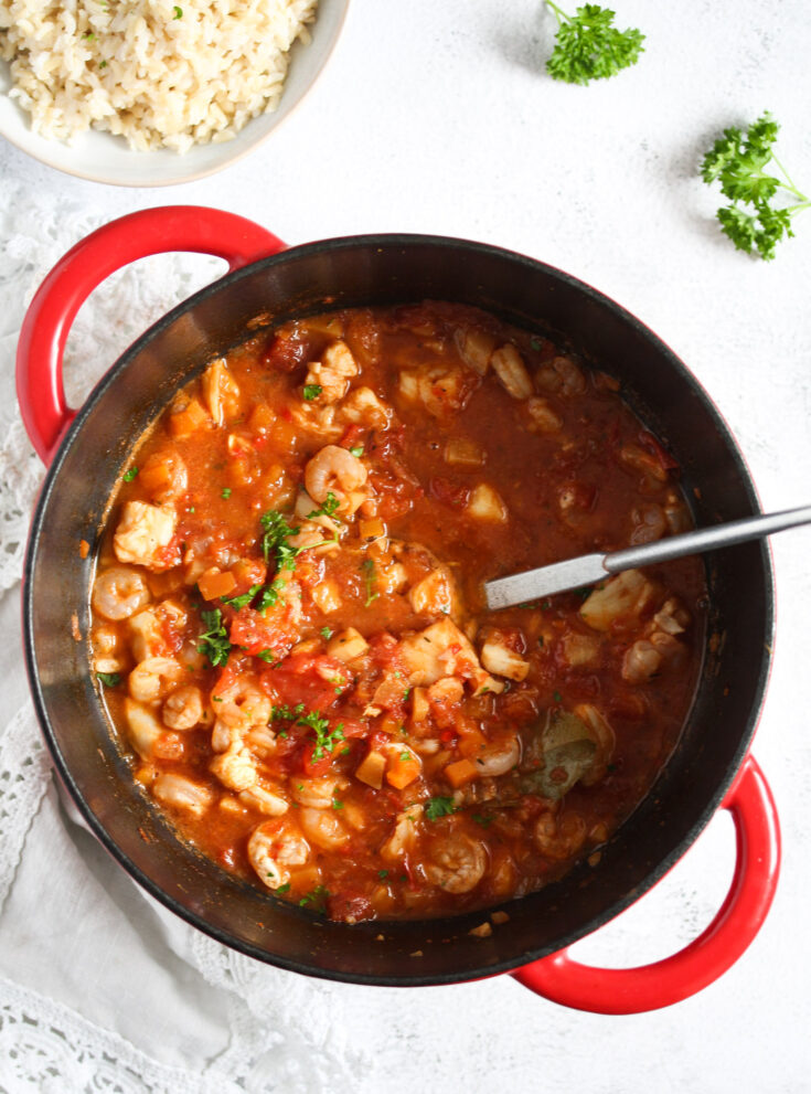 Easy Stewed Fish (Mediterranean-Style Stew)