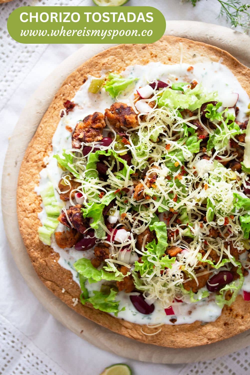 Chorizo Tostadas - Where Is My Spoon