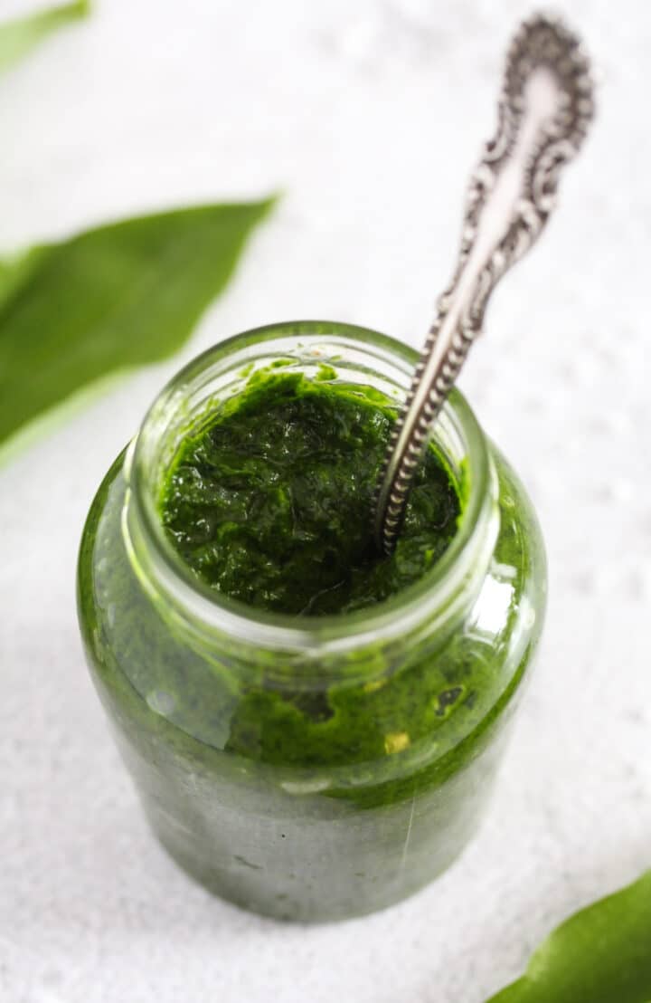 Preserved Wild Garlic (as Paste) - Where Is My Spoon