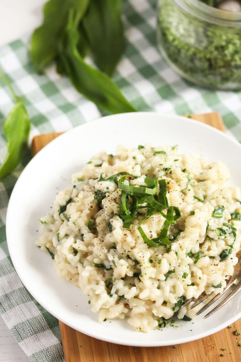 Wild Garlic Risotto - Where Is My Spoon