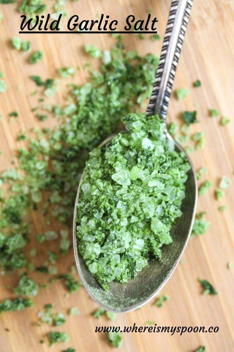 Homemade Wild Garlic Salt Where Is My Spoon