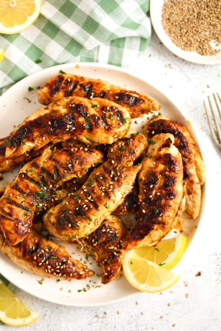 Easy Grilled Chicken Tenders - Where Is My Spoon