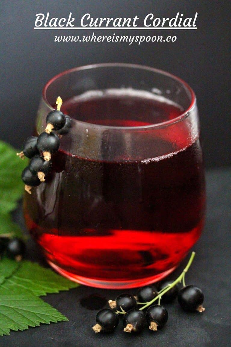 Black Currant Cordial (or Syrup) Recipe - Where Is My Spoon
