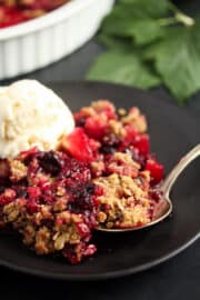 Black Currant and Apple Crumble - Where Is My Spoon