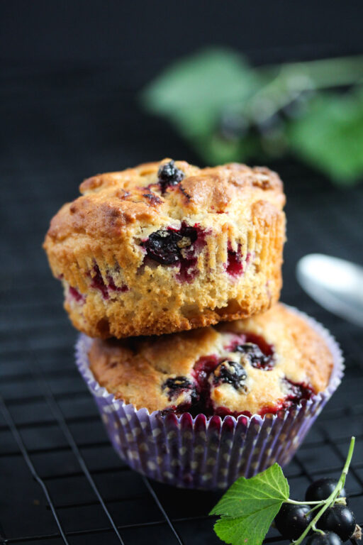 Easy Black Currant Muffins - Where Is My Spoon