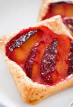 Easy Puff Pastry Plum Tarts - Where Is My Spoon