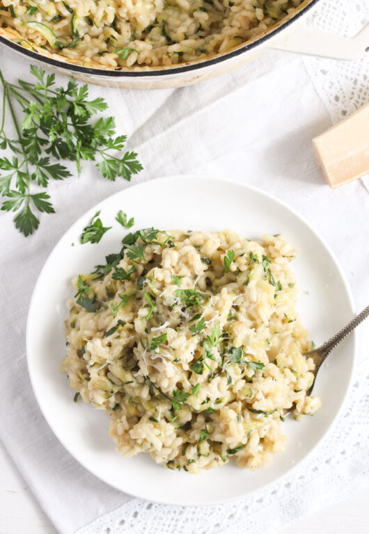 Creamy Risotto with Zucchini - Where Is My Spoon