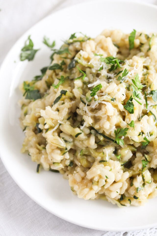 Creamy Zucchini Risotto Recipe - Where Is My Spoon