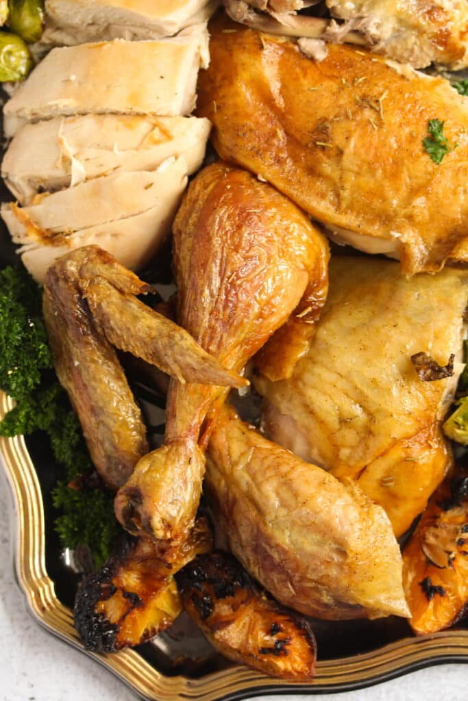 Crispy Roast Chicken for Christmas (with Oranges) - Where Is My Spoon