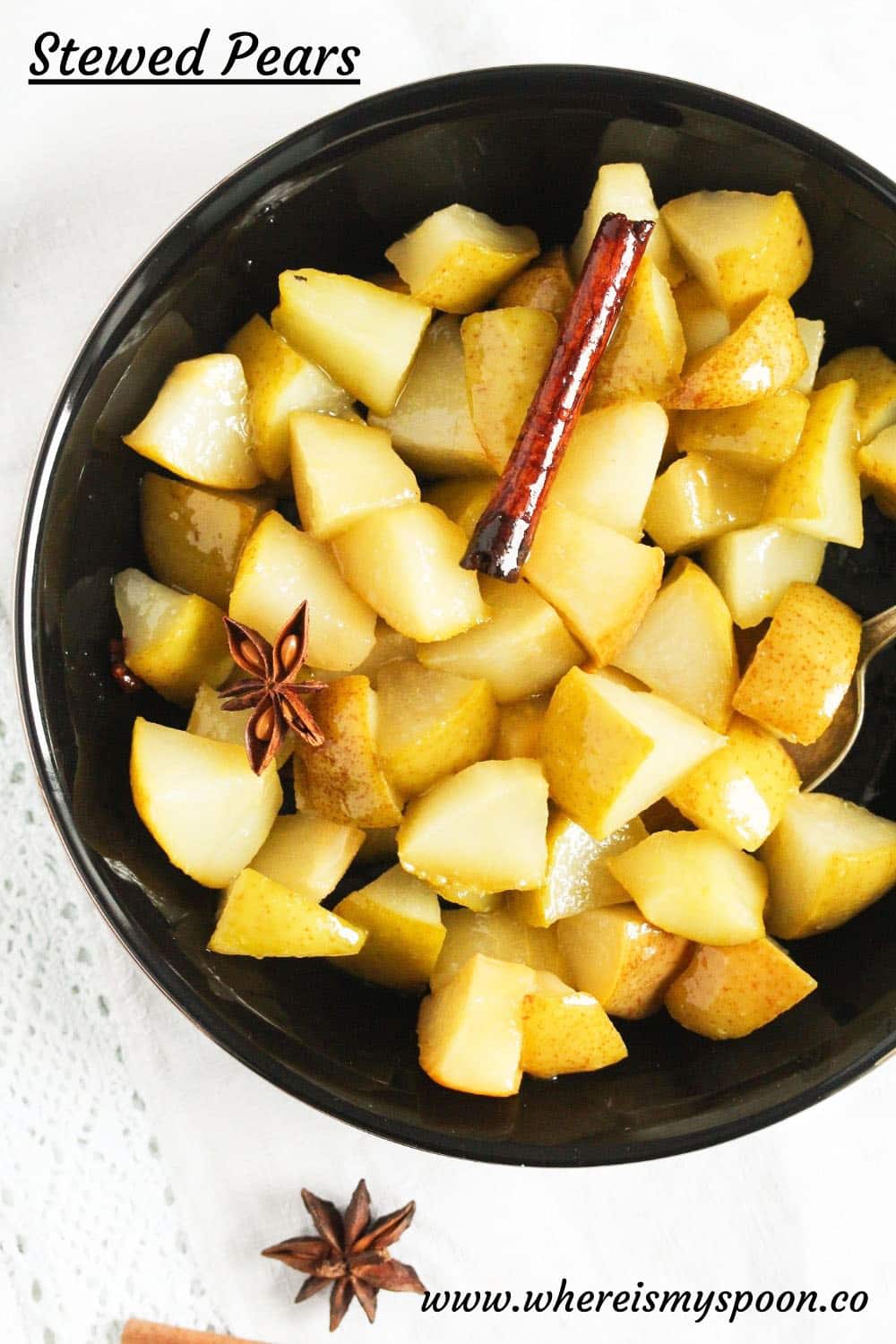 Best Stewed Pears Recipe - Easy Stewed Pears Recipe
