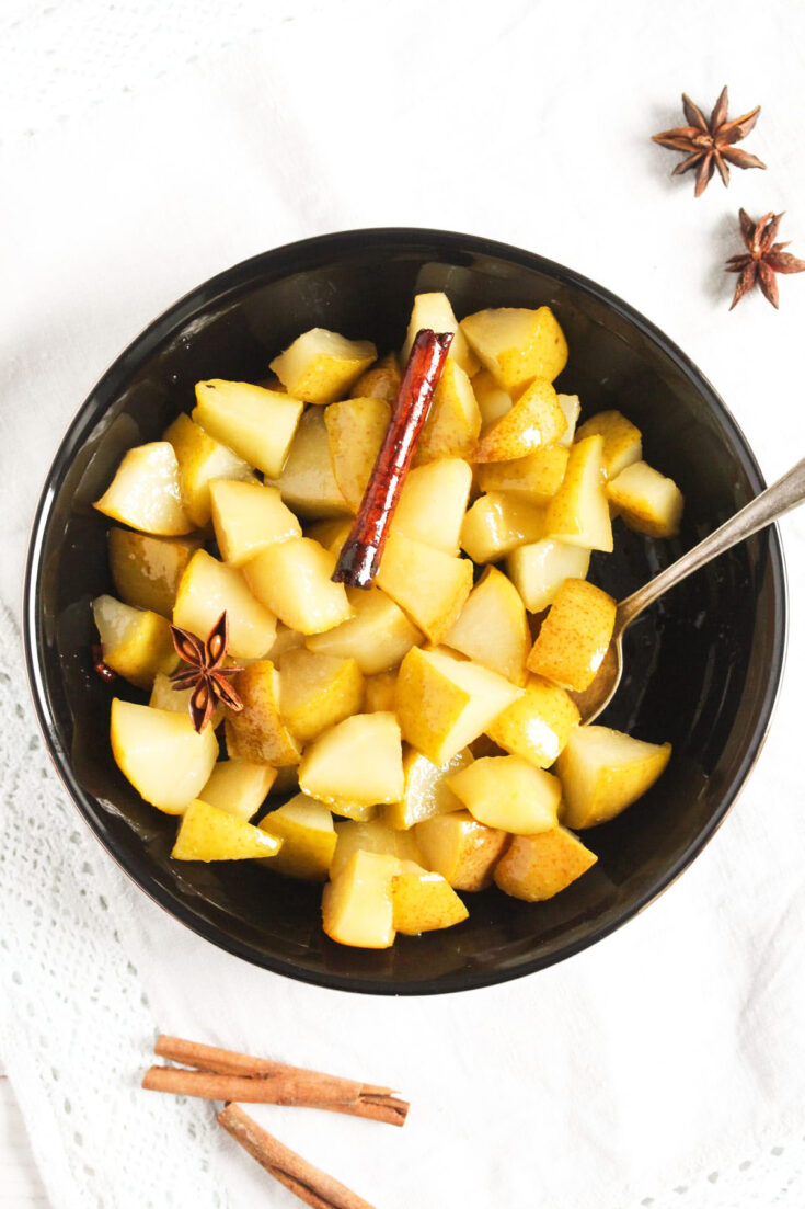 Easy Stewed Pears Recipe - Where Is My Spoon