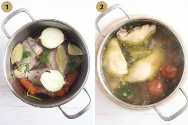 How to boil Chicken Legs (Thighs, Drumsticks, Quarters)