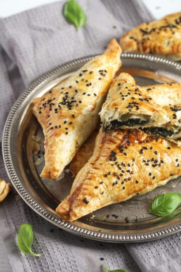 Feta and Spinach Triangles - Where Is My Spoon