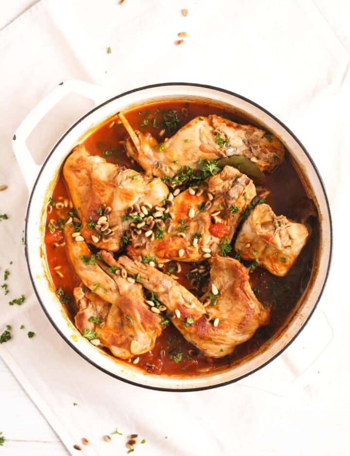 Italian Rabbit Stew - Where Is My Spoon