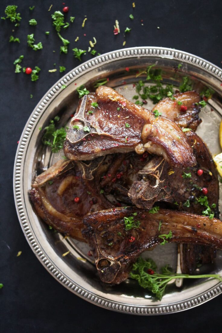 Pan-Seared Lamb Lollipops - Where Is My Spoon
