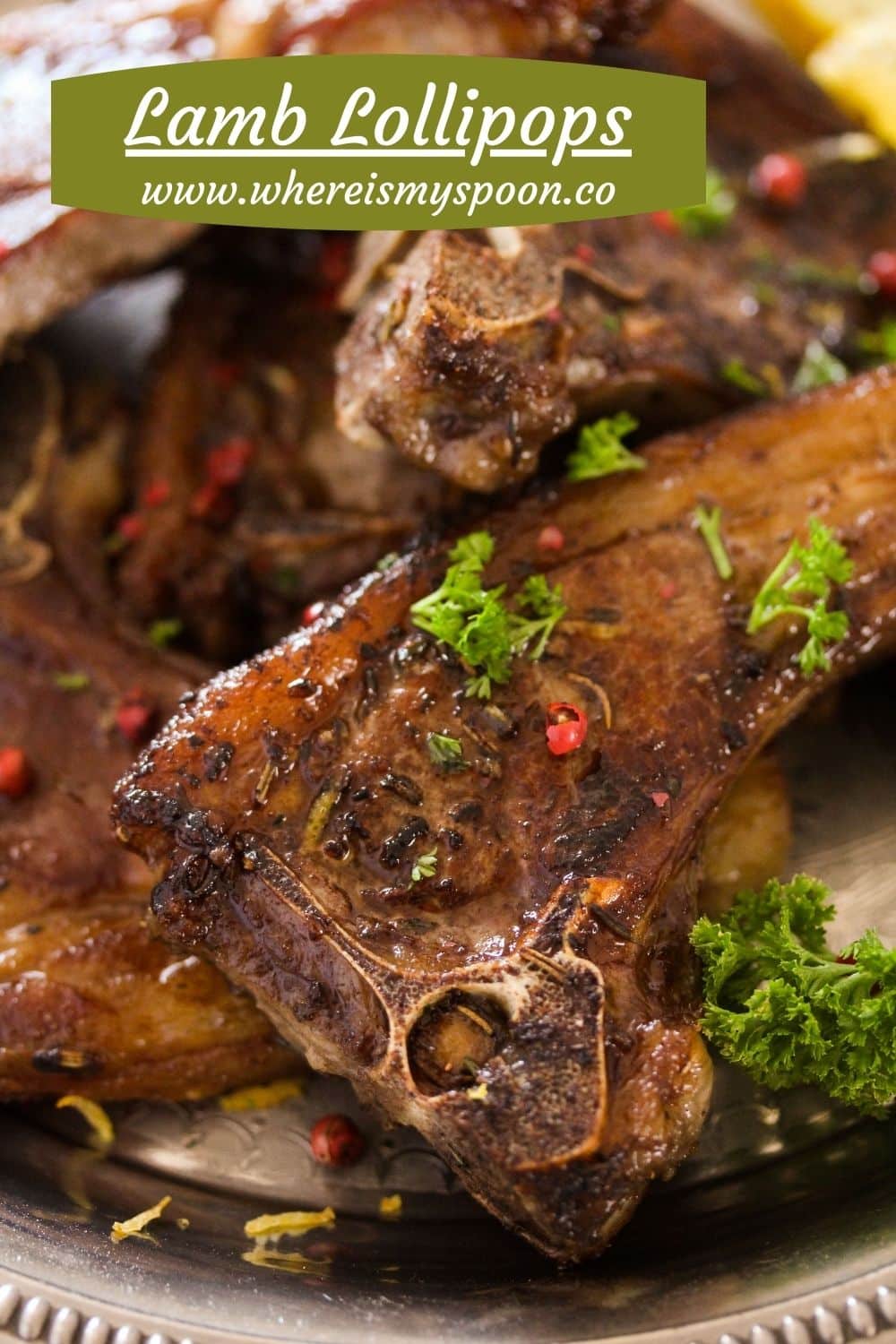 Pan-Seared Lamb Lollipops - Where Is My Spoon
