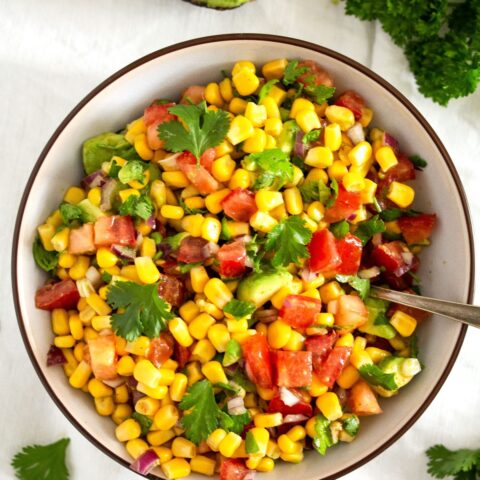 Fiesta Corn Salad - Mexican Salsa - Where Is My Spoon