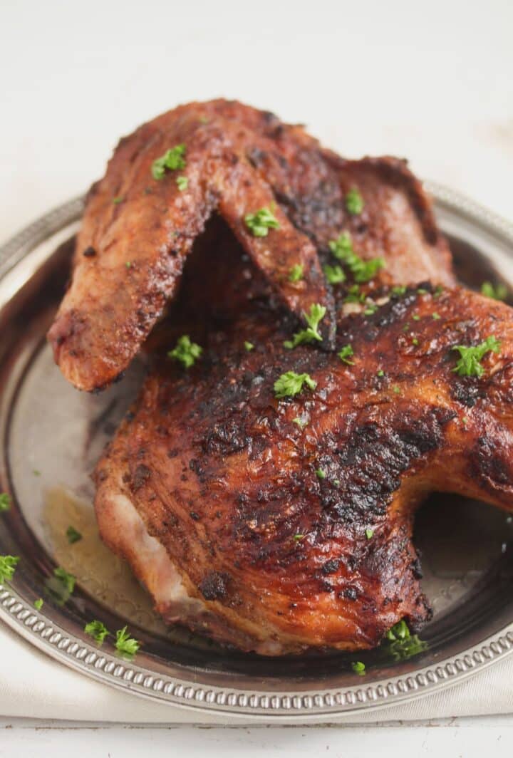 Grilled Chicken Halves - Where Is My Spoon