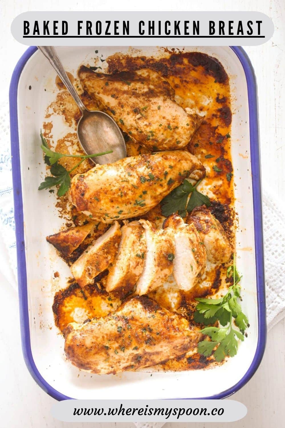 How to Bake Frozen Chicken Breast - Where Is My Spoon