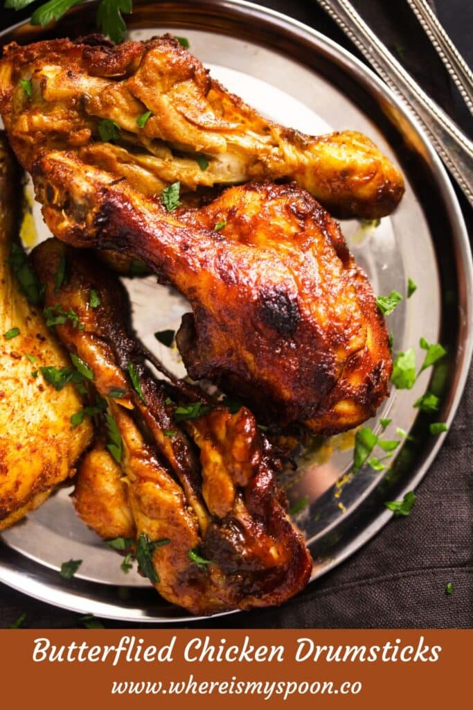 Spicy Butterflied Chicken Legs - Where Is My Spoon