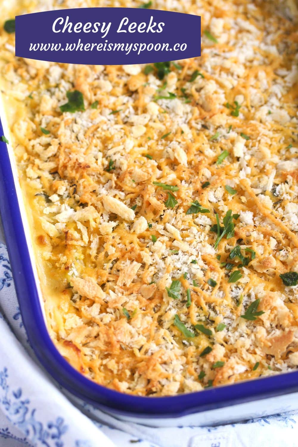 Creamy Cheesy Leeks - Where Is My Spoon