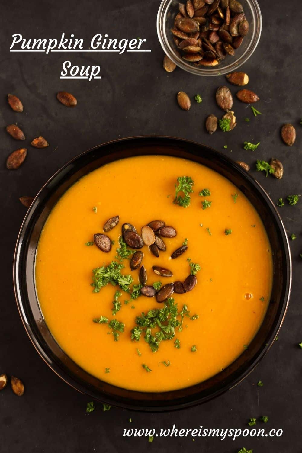 Easy Pumpkin and Ginger Soup - Where Is My Spoon