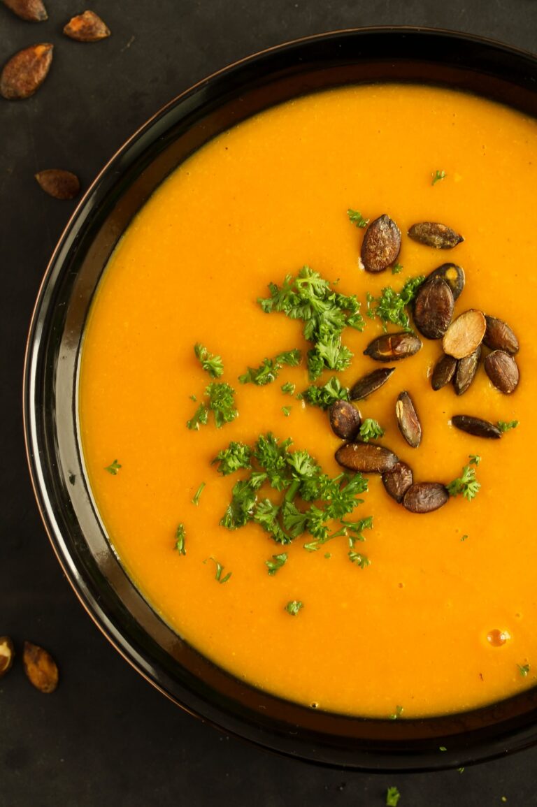 Creamy Pumpkin Ginger Soup | Easy One-Pot + Vegan Option - Where Is My ...