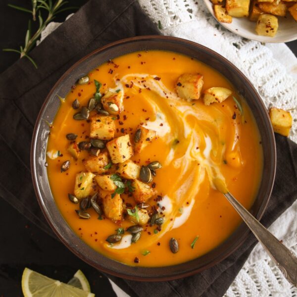 Creamy Potato and Pumpkin Soup - Where Is My Spoon