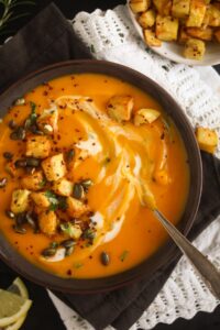 Creamy Potato and Pumpkin Soup