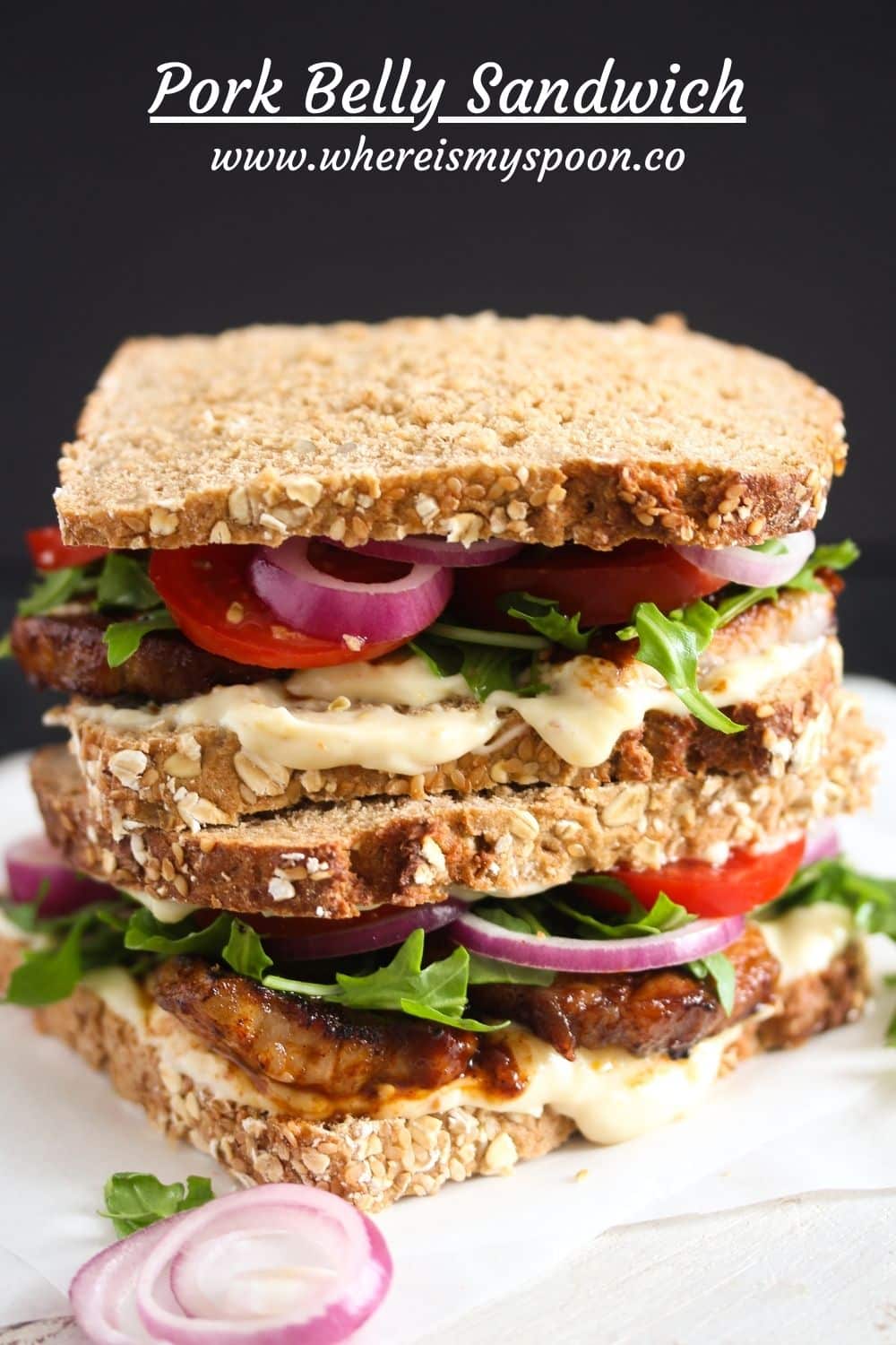 Sliced Pork Belly Sandwich - Where Is My Spoon