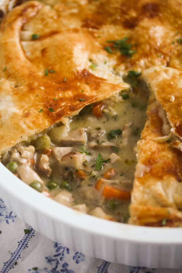 Turkey Pot Pie with Puff Pastry - Where Is My Spoon