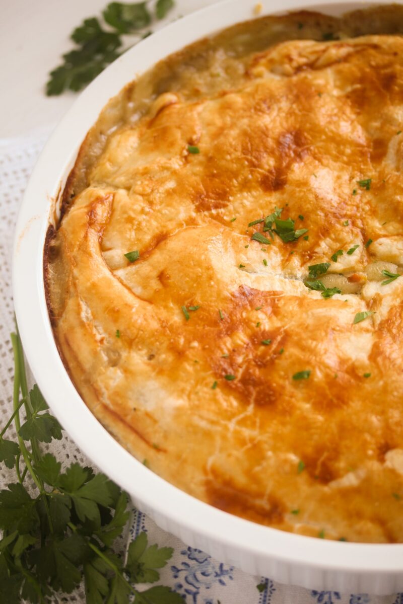 Turkey Pot Pie with Puff Pastry - Where Is My Spoon
