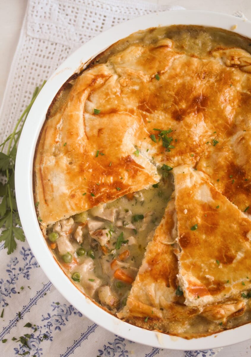 Turkey Pot Pie with Puff Pastry - Where Is My Spoon