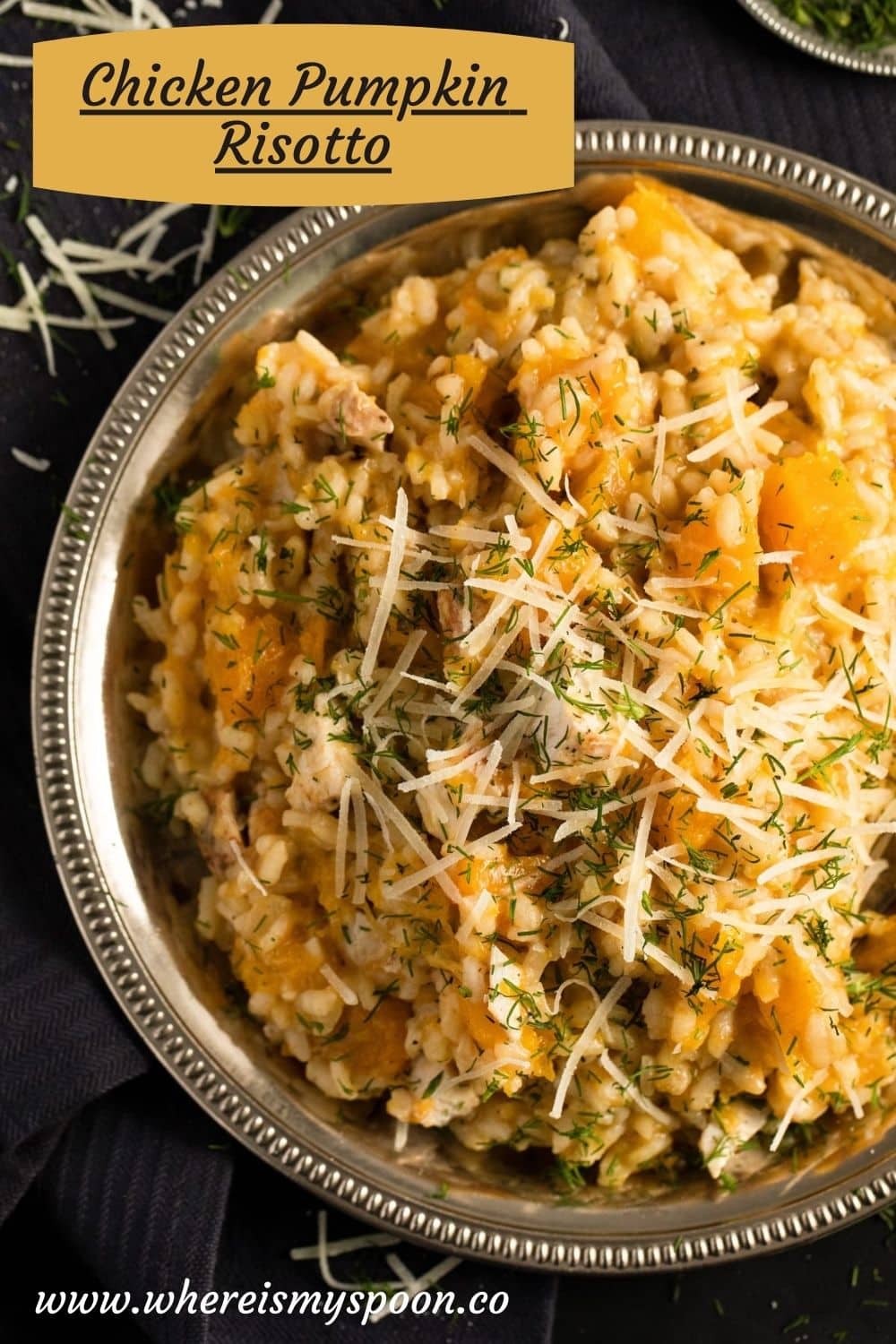 Chicken and Pumpkin Risotto - Where Is My Spoon